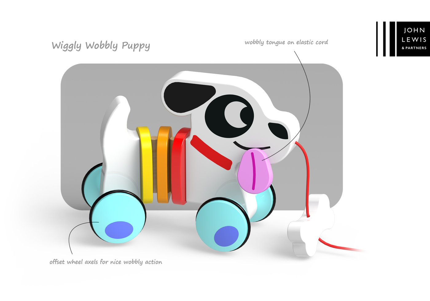 John Lewis and Partners wooden toy range by Justin Worsley at Coroflot.com