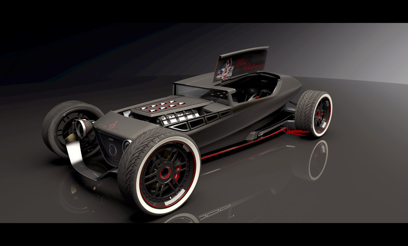 "Miss Behavin" Rat Rod Racer by Daniel Nikonchik at Coroflot.com