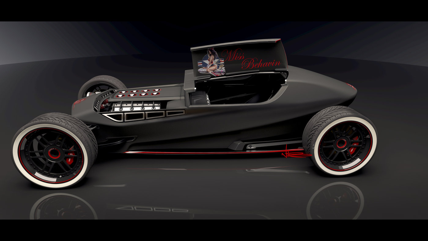 "Miss Behavin" Rat Rod Racer by Daniel Nikonchik at Coroflot.com