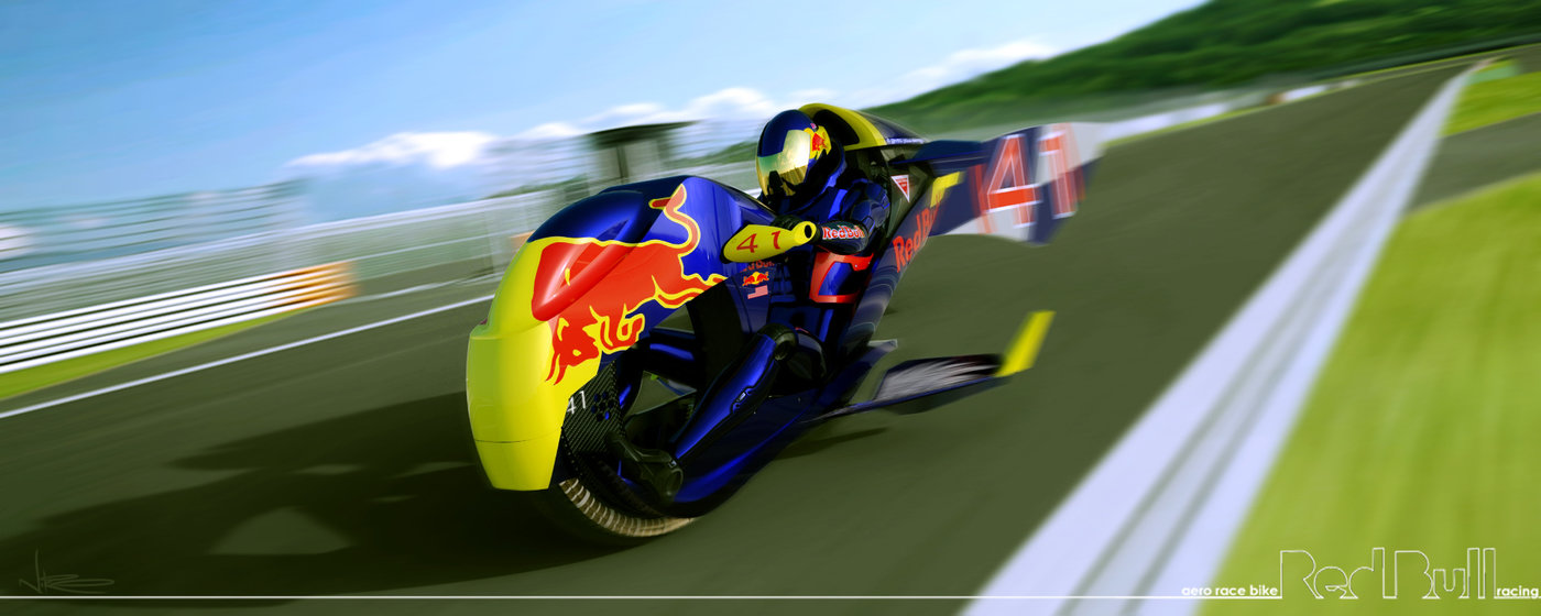 Red Bull Aero Race Bike by Daniel Nikonchik at Coroflot.com
