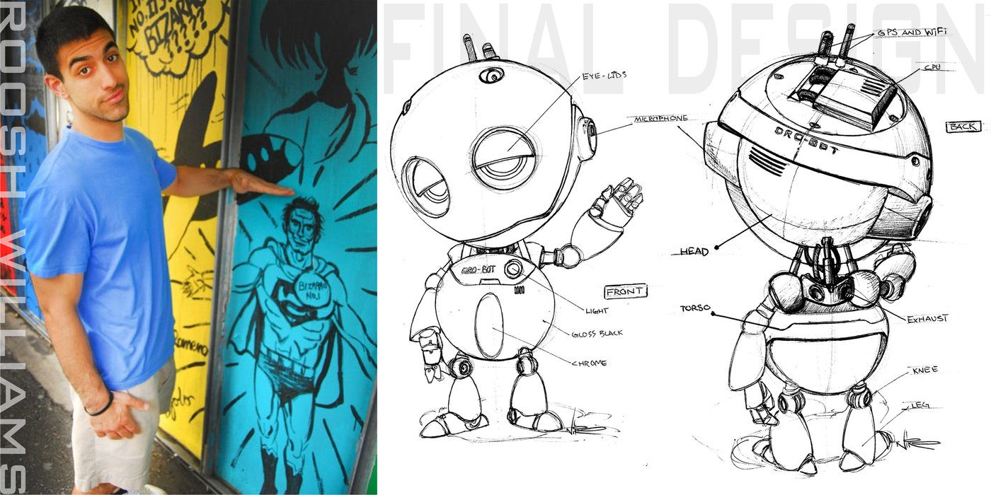 Roosh Williams Album Covers: ( Attack of the Drobots) & (Drobots: The ...