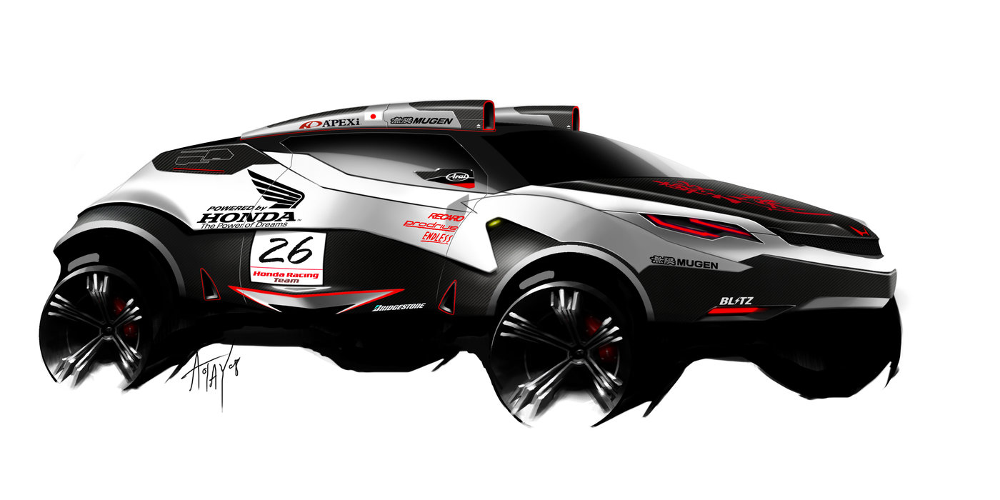 Honda Rally Crossover by Atilla Tay at Coroflot.com