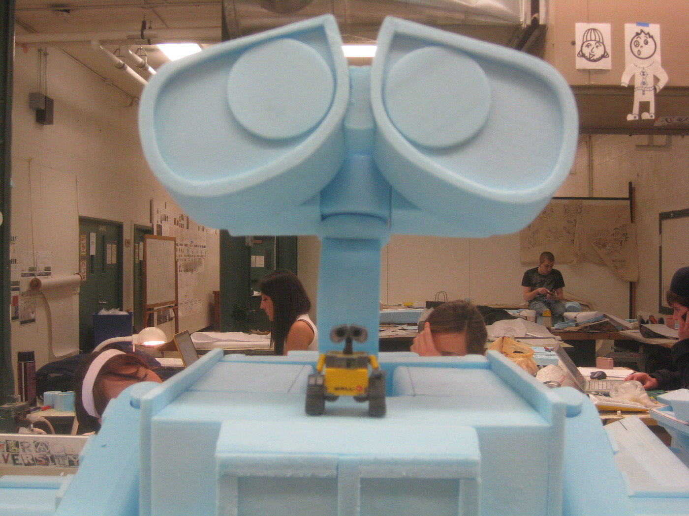 Big Blue Foam Wall-E by Andrew Morgan at Coroflot.com