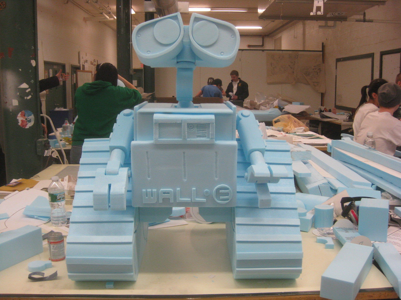 Big Blue Foam Wall-E by Andrew Morgan at Coroflot.com