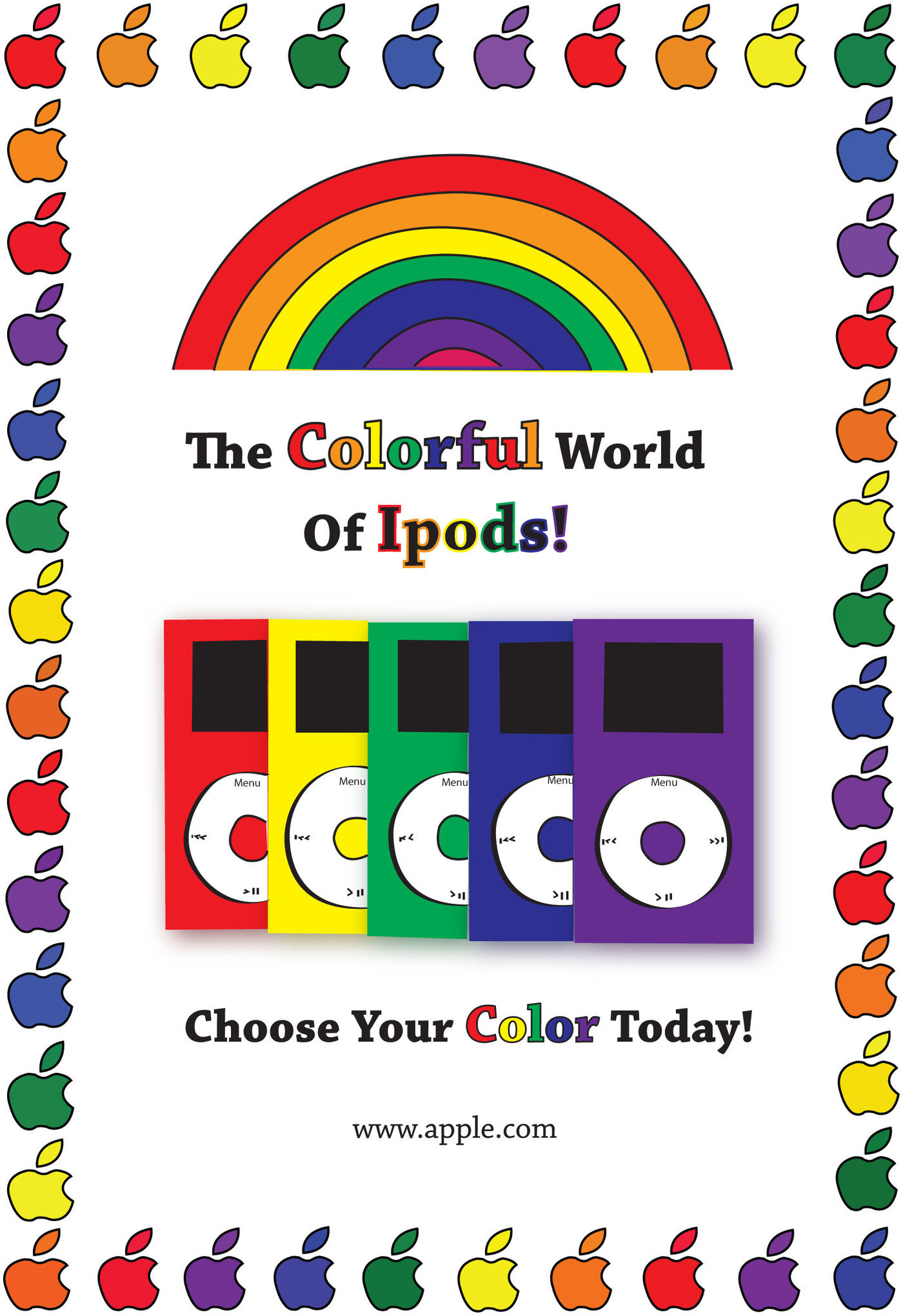 iPod Magazine Ad by Terri Wagner at Coroflot.com
