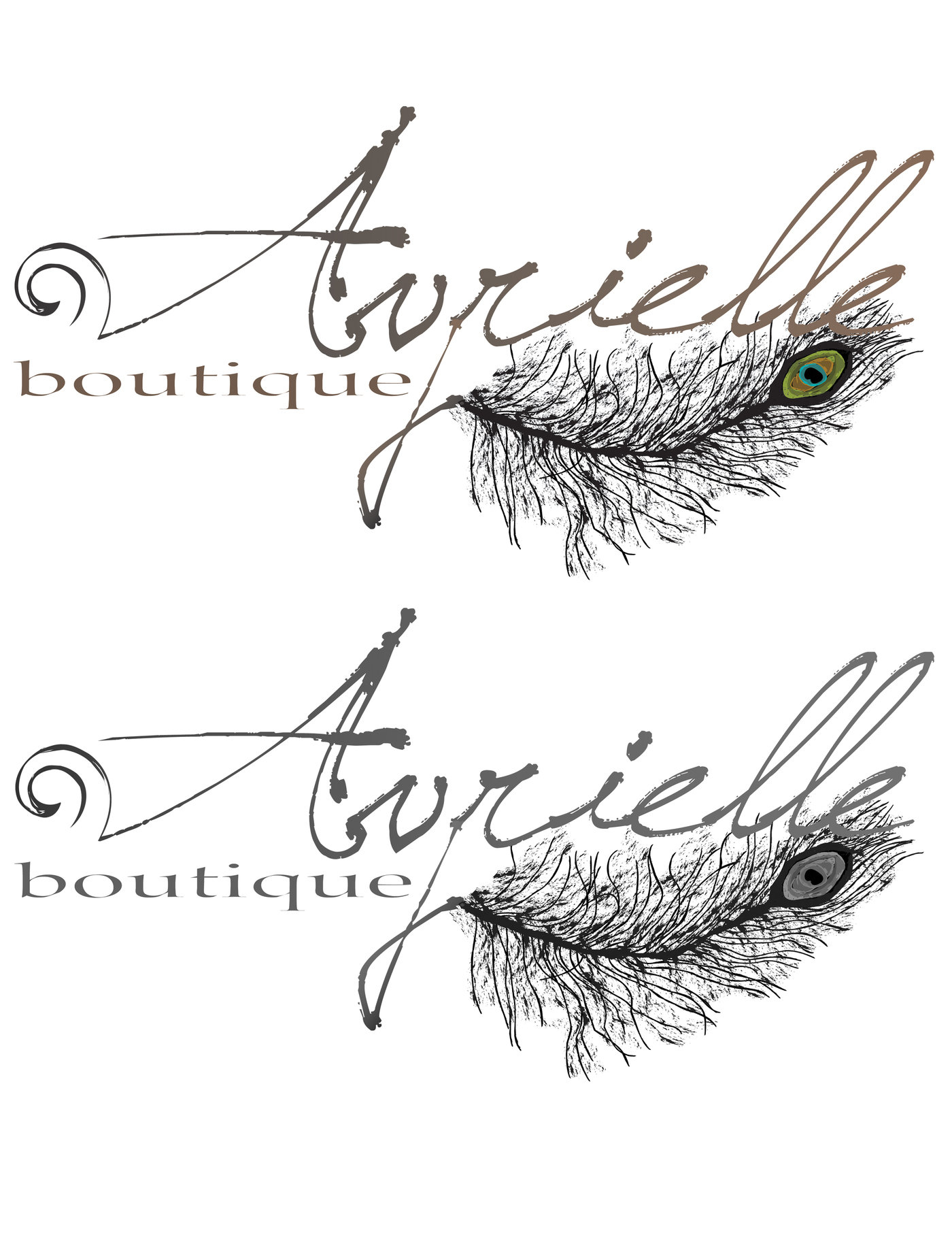 Avrielle Logo by Celina B at Coroflot.com