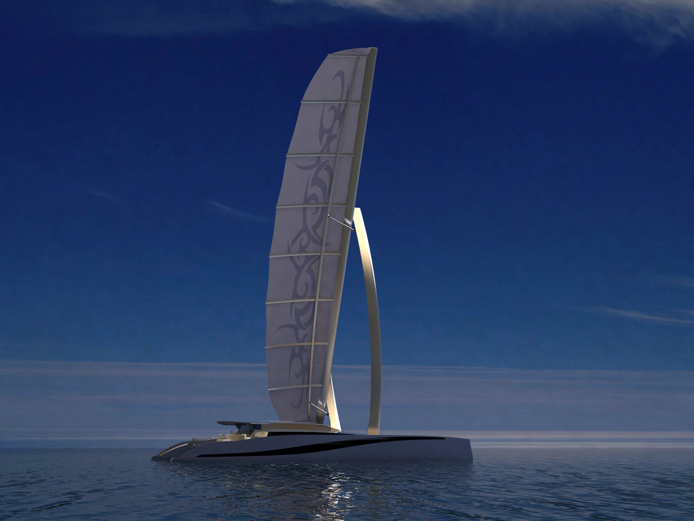 110ft alternate sailing catamaran by Keith Torckler at Coroflot.com