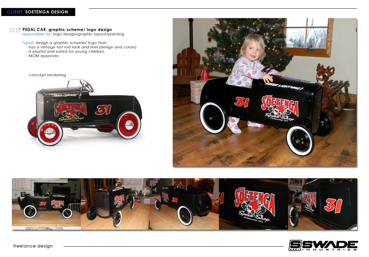 Custom Pedal Car by SWADE INDUSTRIES /Todd Troutman at Coroflot.com