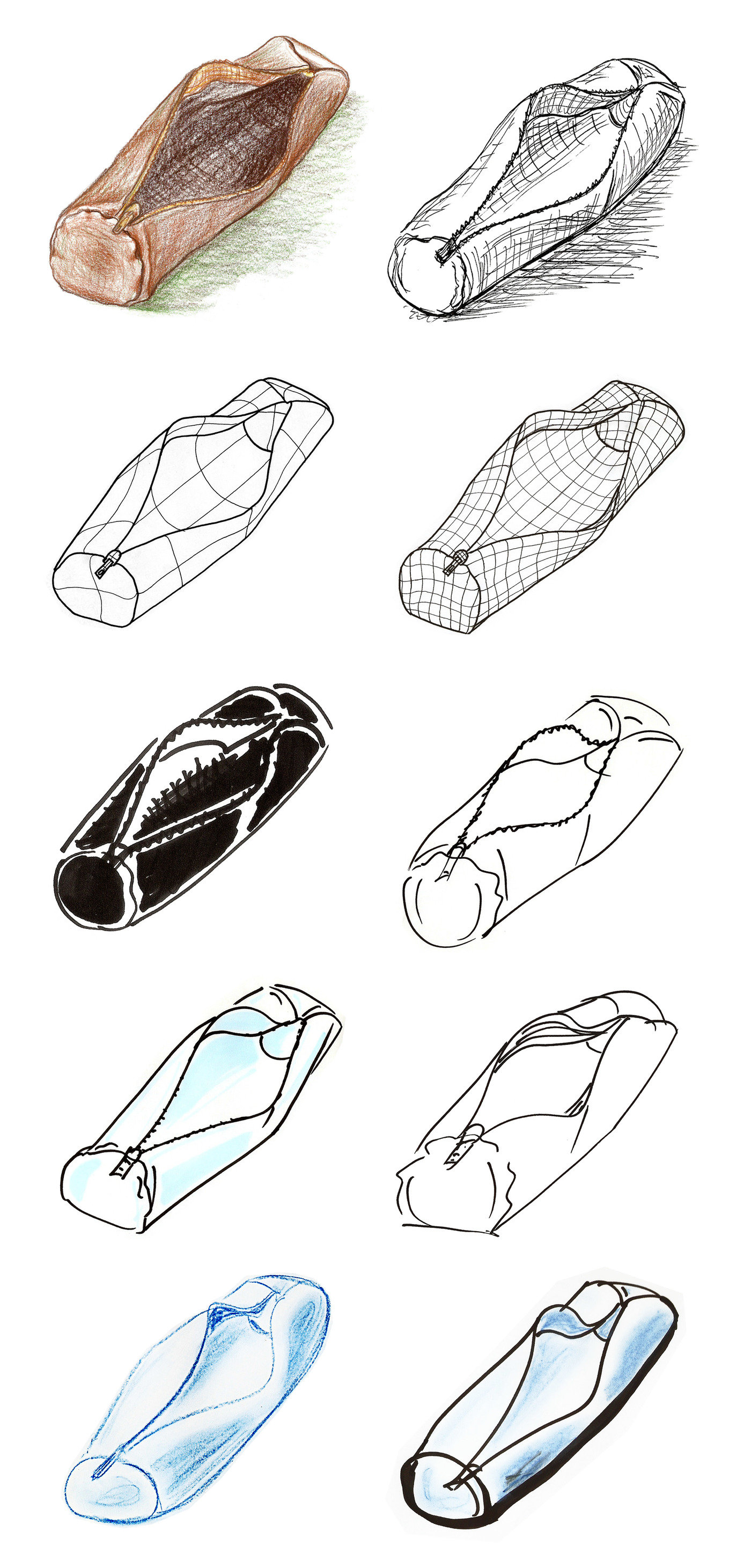 Hand Renderings by ayelet kit at Coroflot.com