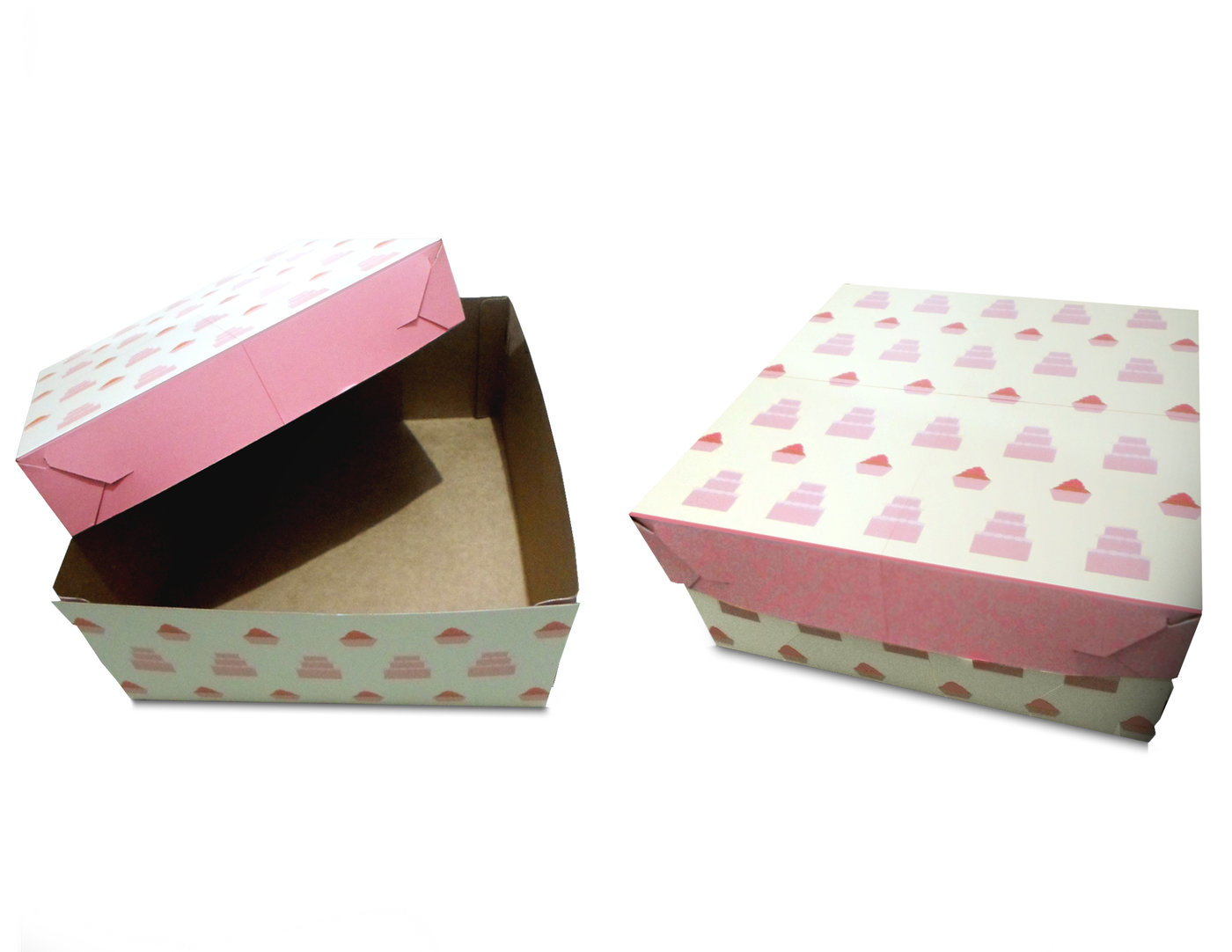 Cake Boxes Pattern Design & Prototypes by Li Cabangis at Coroflot.com
