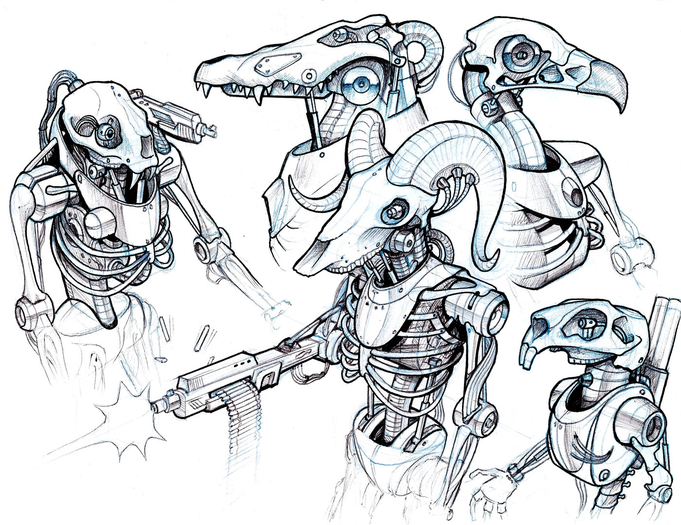 Robots & Monsters [analog] by Stephen Lambert at Coroflot.com