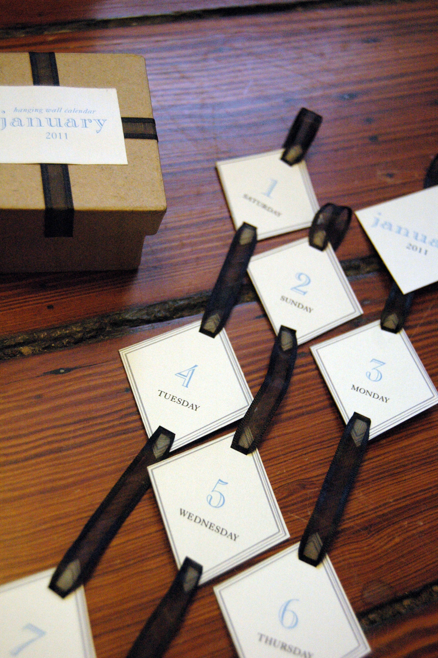 Hanging Wall Calendar by Lauren Bailey at Coroflot.com