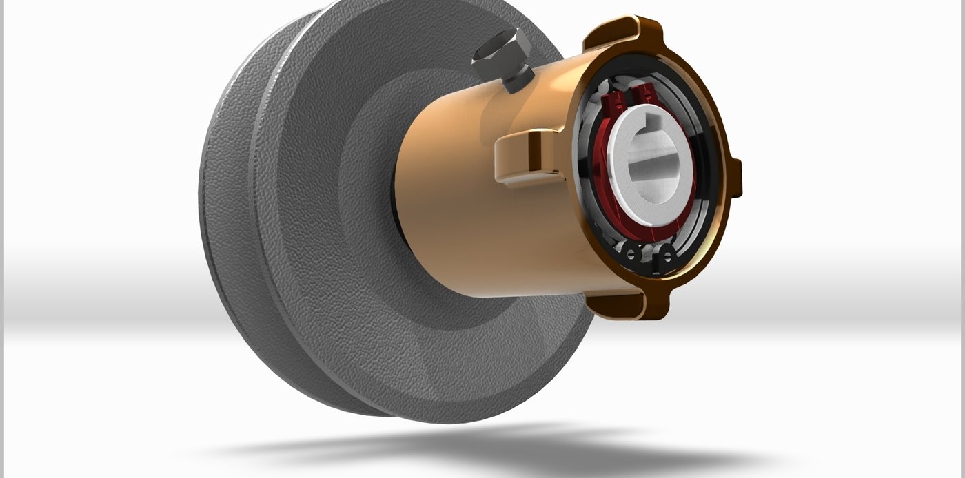 Variable speed pulley - screw mechanism by J Moller at Coroflot.com