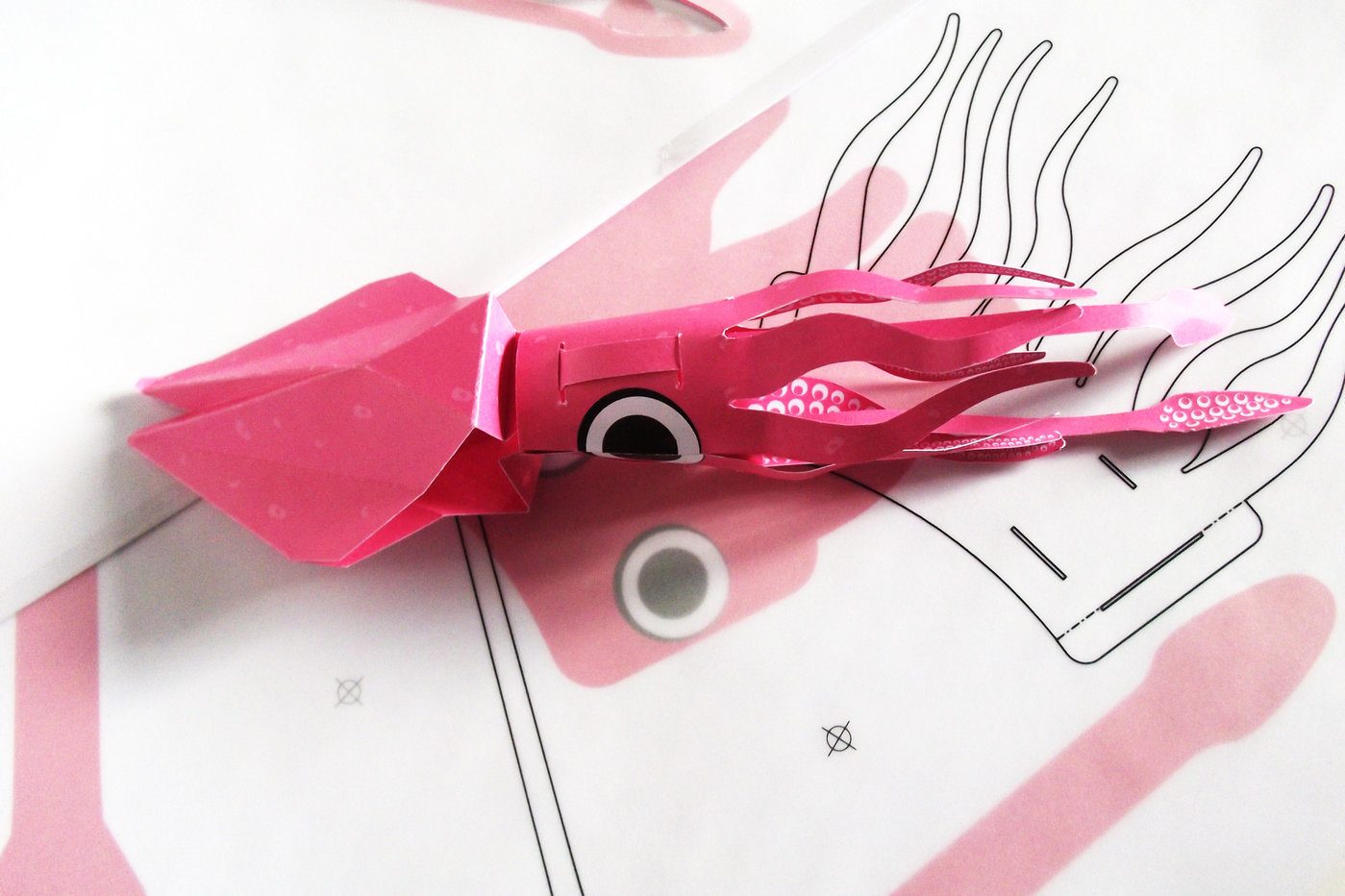 PAPER TOY / SQUID by Juan Barrera at Coroflot.com