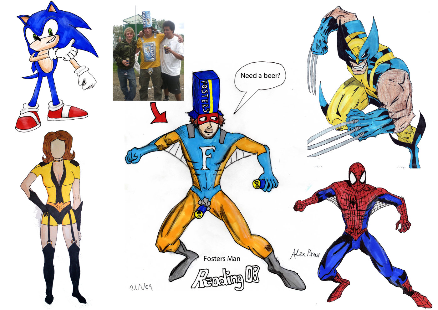 Artwork by (Alex) Garfield Brown at Coroflot.com