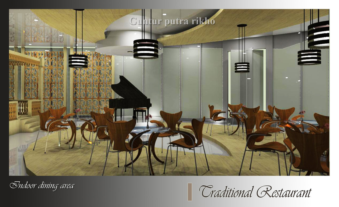 INTERIOR DESIGN : Malay Traditional Restaurant by Guntur Putra Rikho at ...