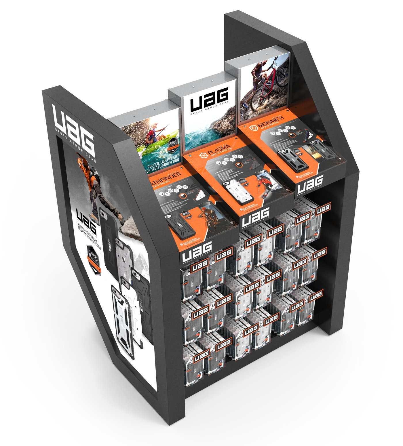 Urban Armor Gear: RETAIL DISPLAY by Chuck Godfrey at Coroflot.com