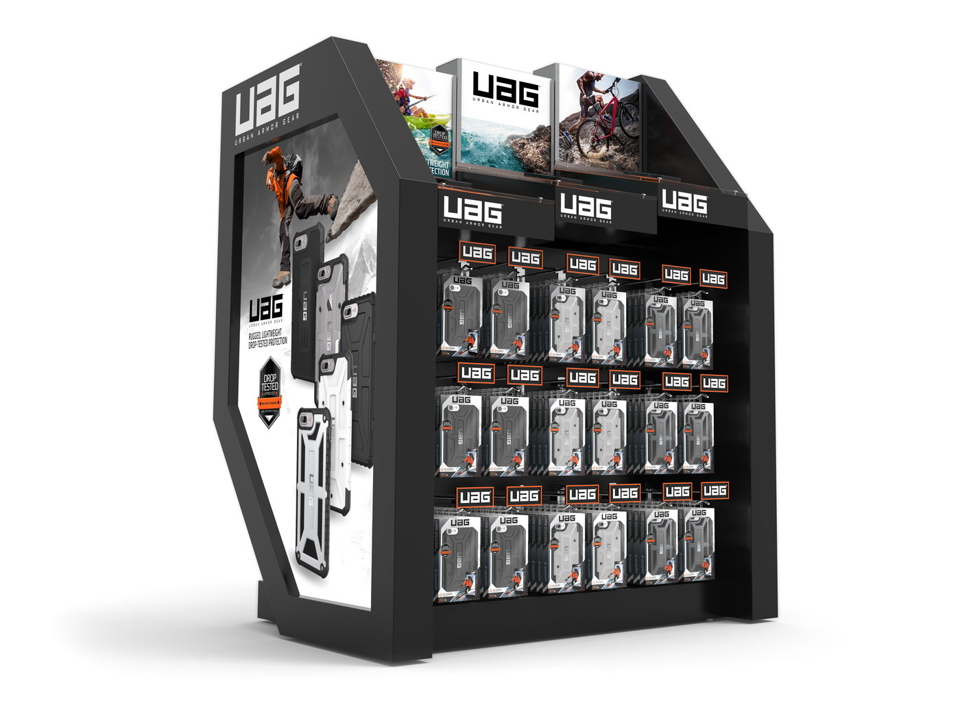 Urban Armor Gear: RETAIL DISPLAY by Chuck Godfrey at Coroflot.com