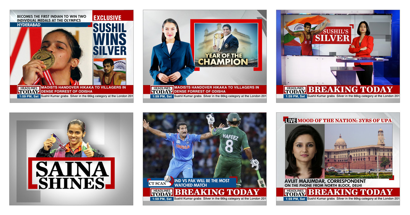 Channel packaging: Headlines Today by TV Today Network Ltd. at Coroflot.com