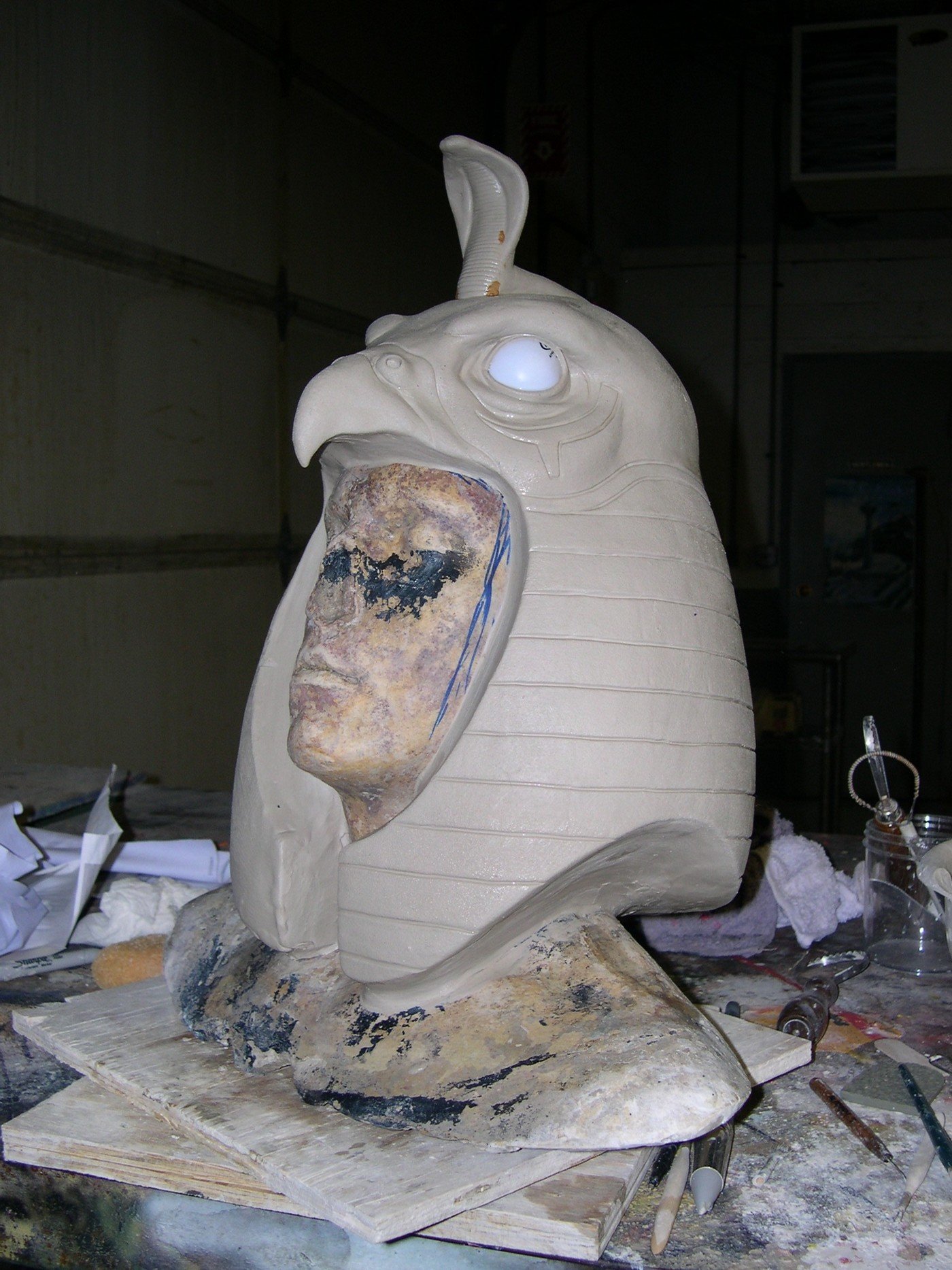 Horus Head Mask by Audrey Milliff at Coroflot.com