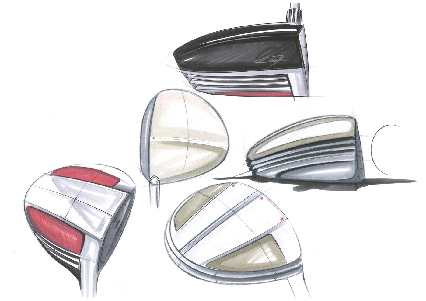 Golf Club Design... by Christopher Chilcott at Coroflot.com