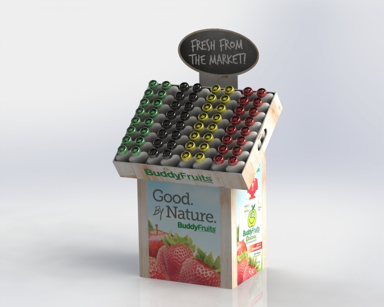 Buddy Fruits - Fruit Break Crate Display by Franco DiTerlizzi at ...
