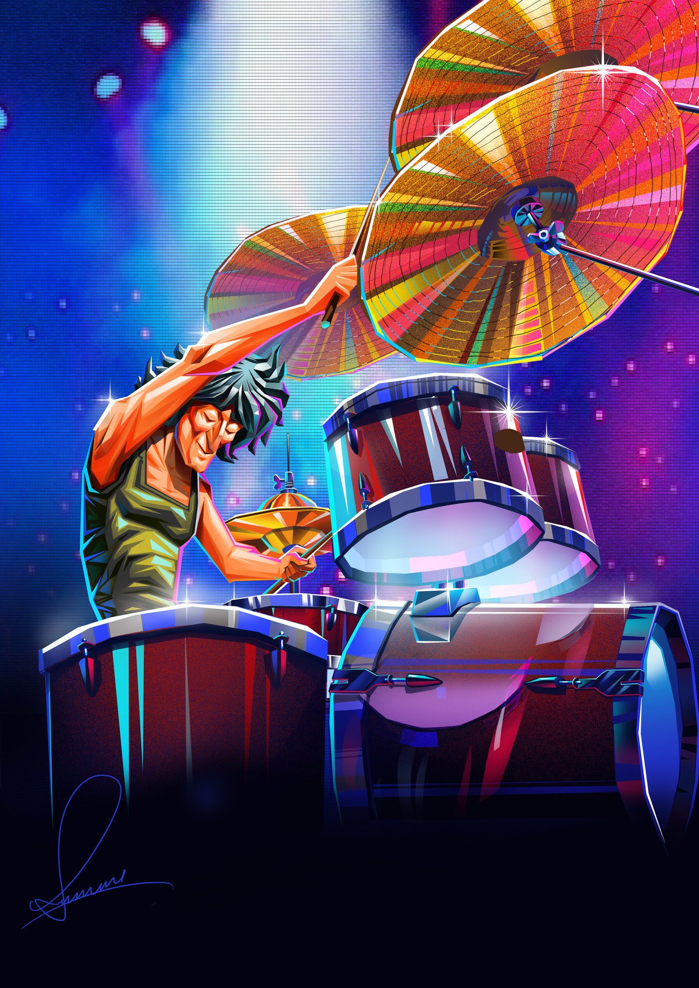 Drummer by samar das at Coroflot.com