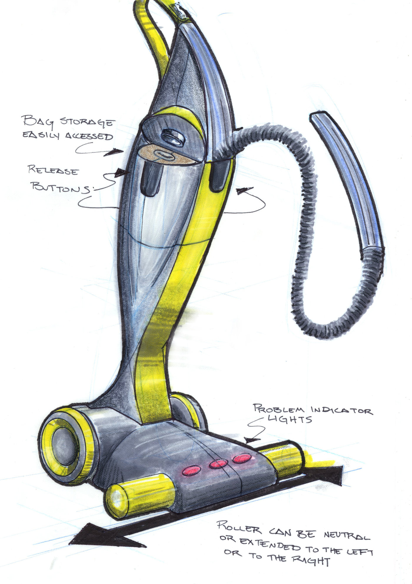 Innovative Vacuum Concept Sketches by Chad Griffith at Coroflot.com