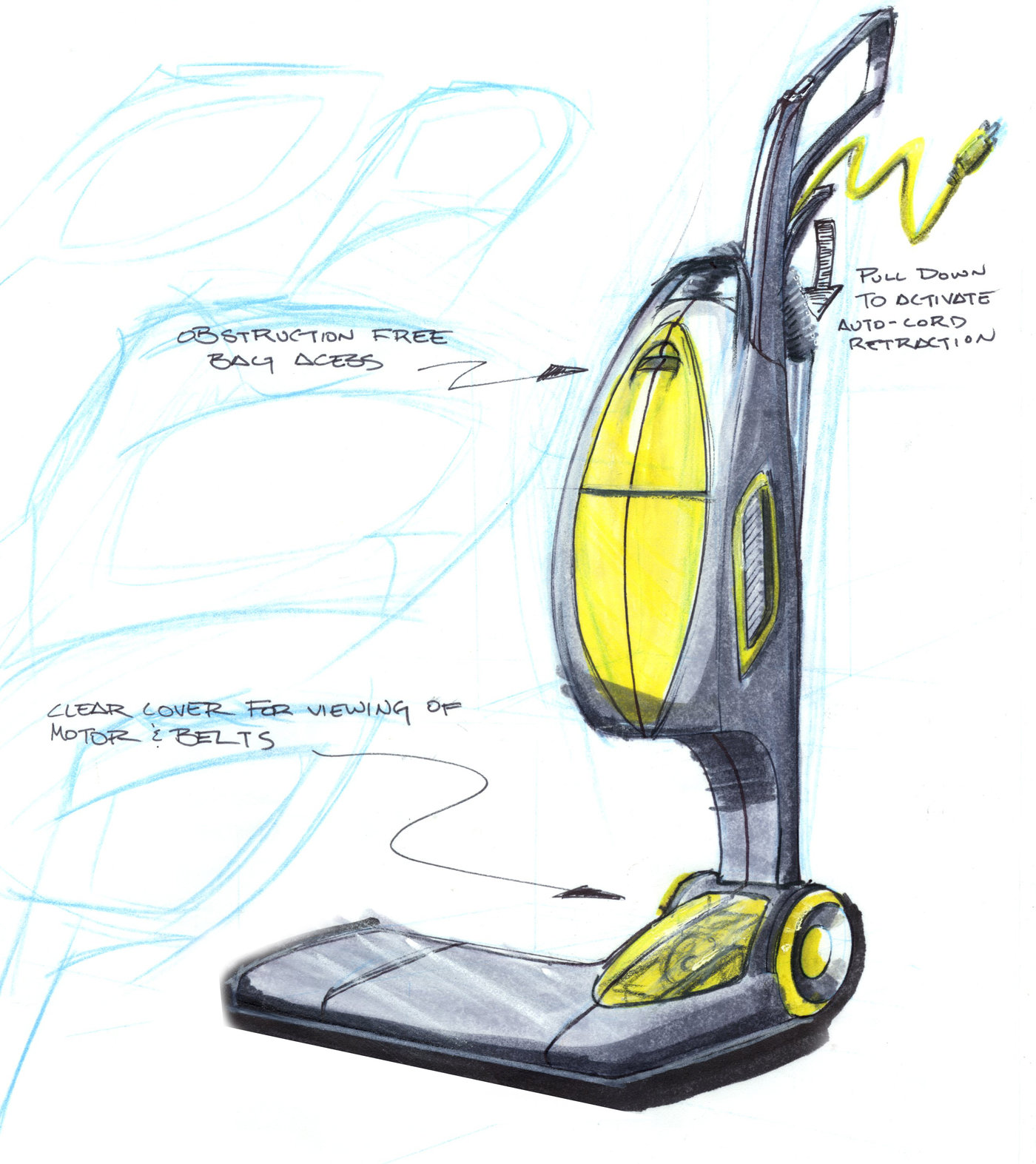 Innovative Vacuum Concept Sketches by Chad Griffith at Coroflot.com