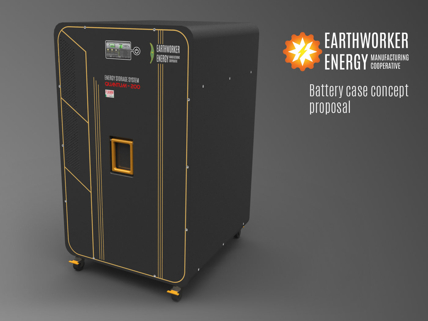 molten salt battery concept by Julian Martin at Coroflot.com