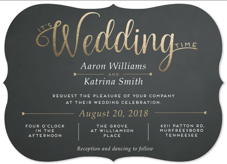 Wedding Invitation by Anna Dulmes Whinnery at Coroflot.com