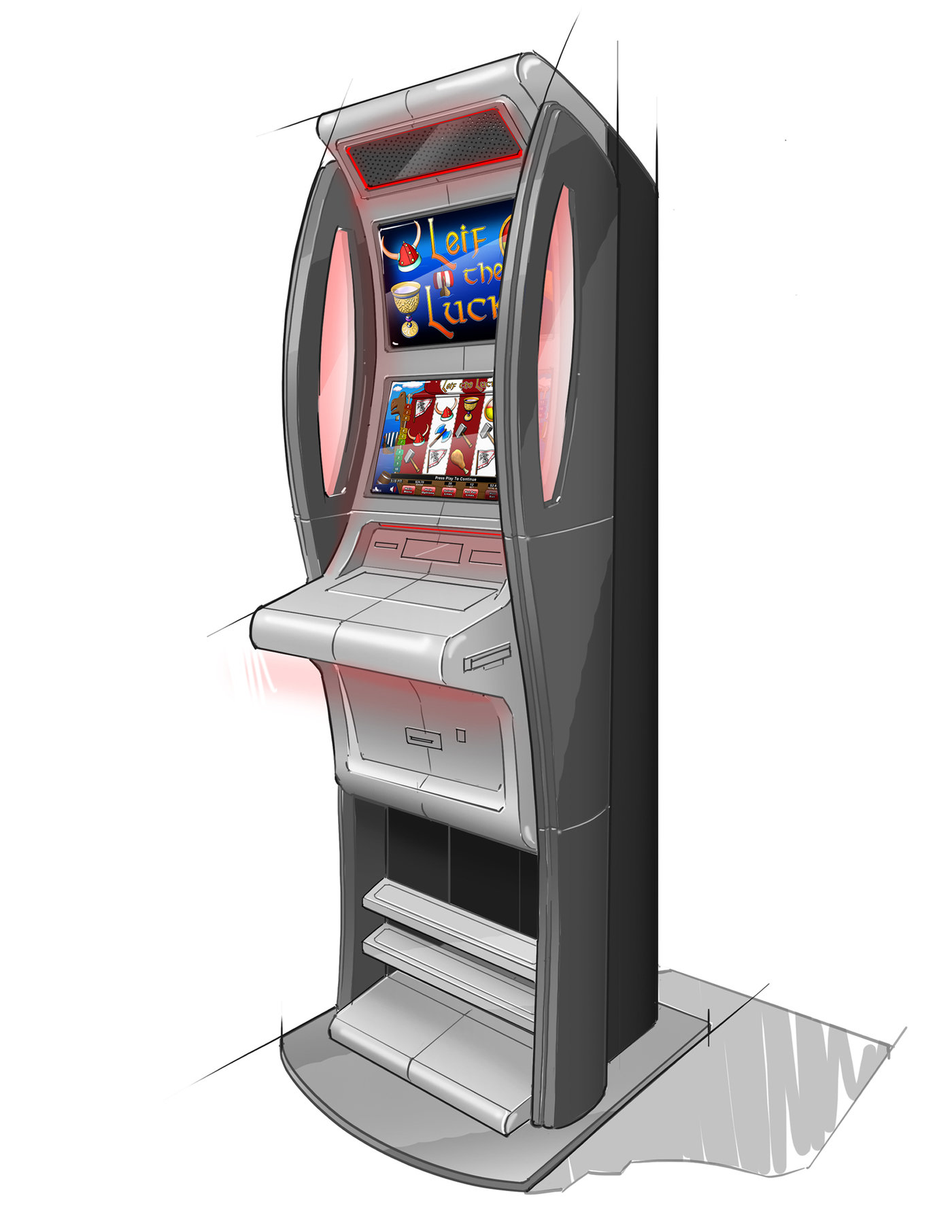 Video Lottery Terminal by Andy Hamilton at Coroflot.com