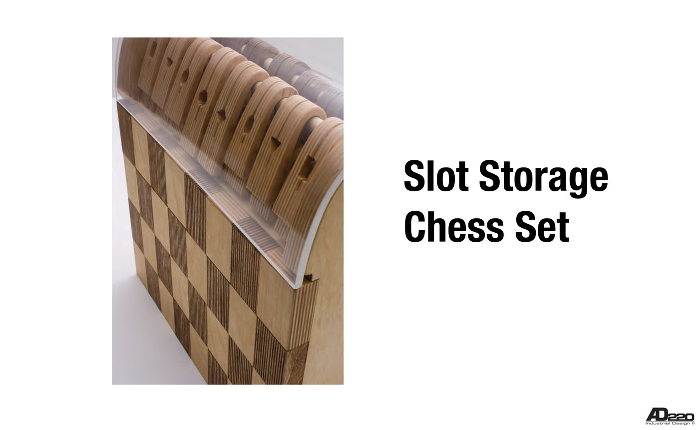 Slot Storage Chess Set by Nozomu Ito at Coroflot.com
