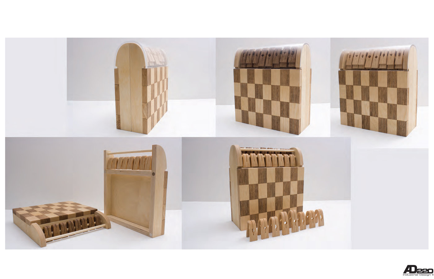 Slot Storage Chess Set by Nozomu Ito at Coroflot.com
