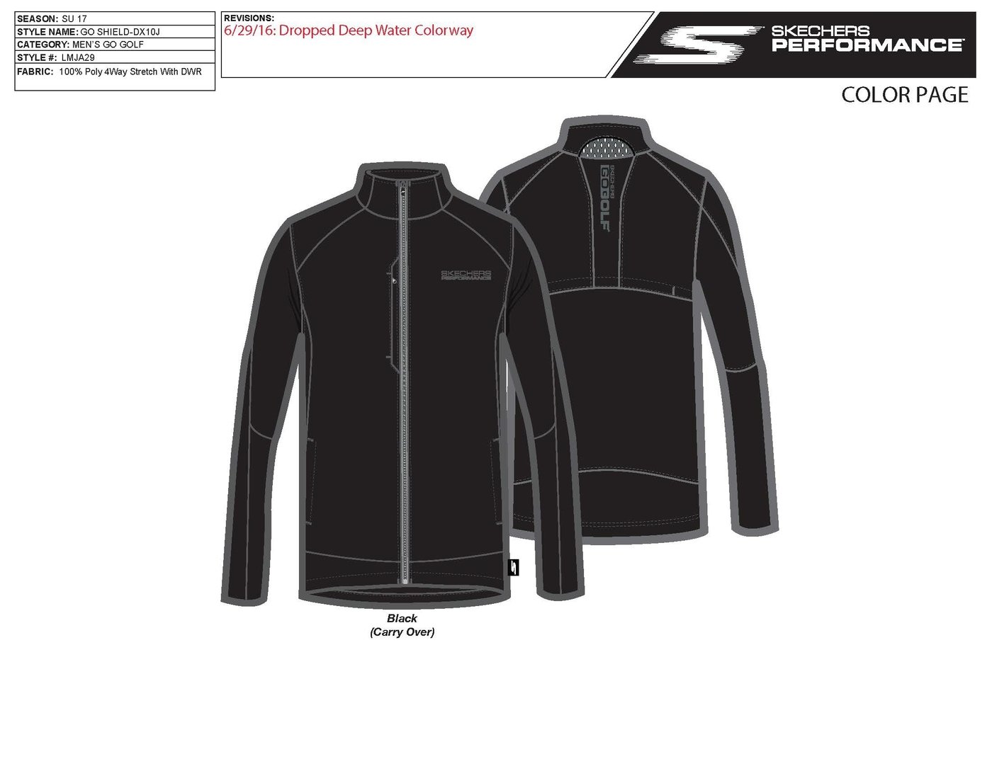 Technical Design - Rain Jacket Tech Pack by James Webster at Coroflot.com