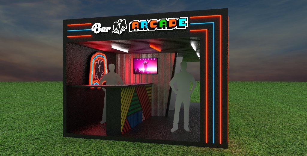 Bar Arcade stand by Raul Galindo at Coroflot.com