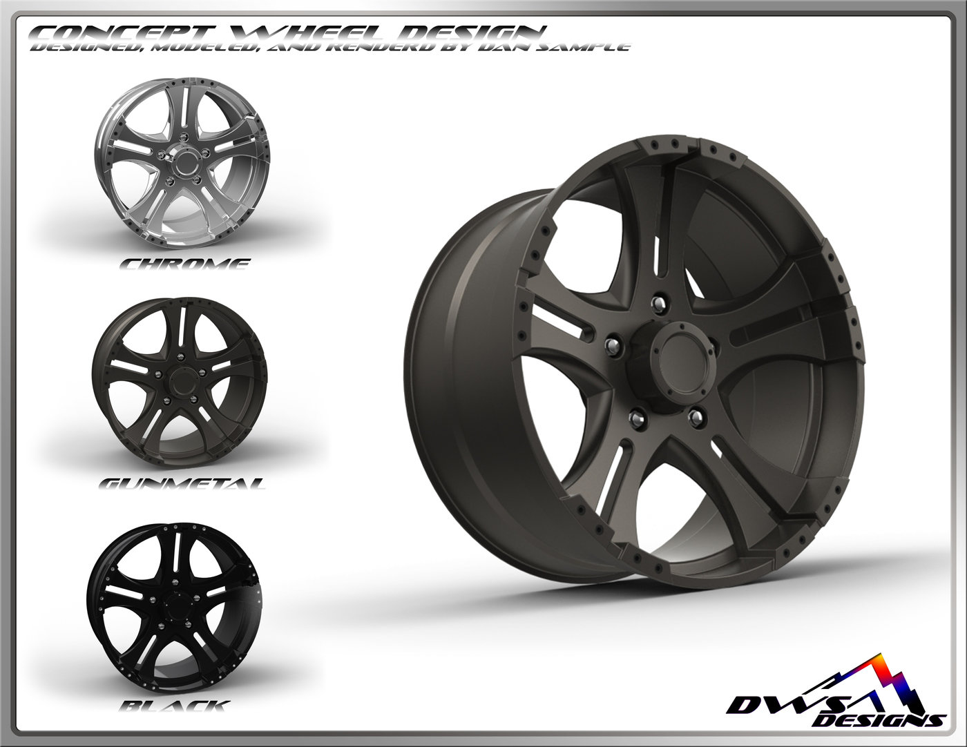 Concept Wheel Design by Dan Sample at Coroflot.com