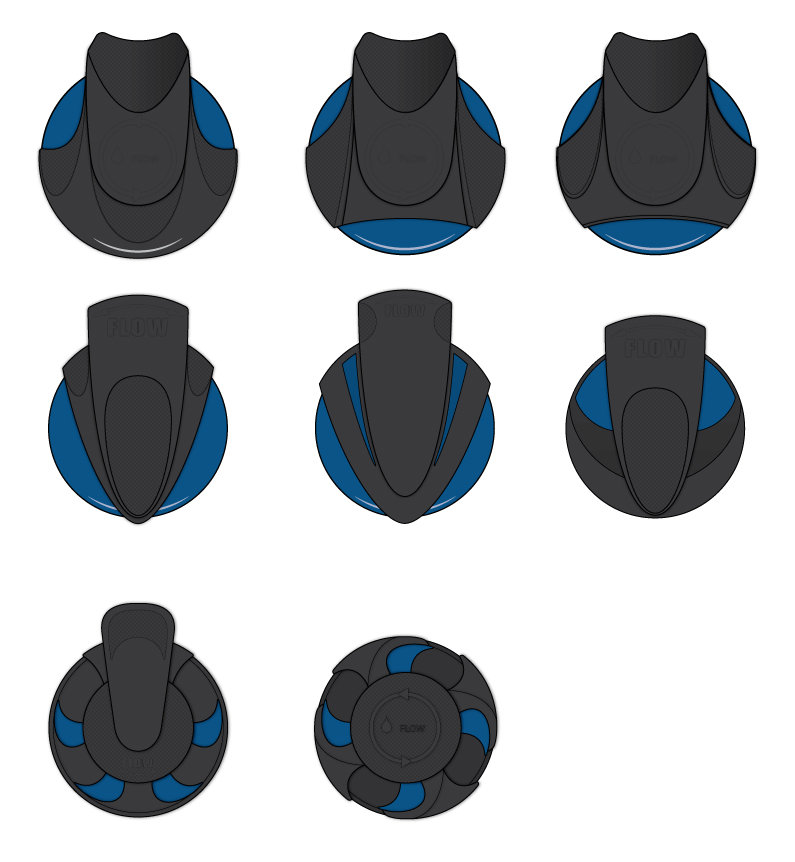 Spa Valve Handle Designs by Zack Vogtner at Coroflot.com