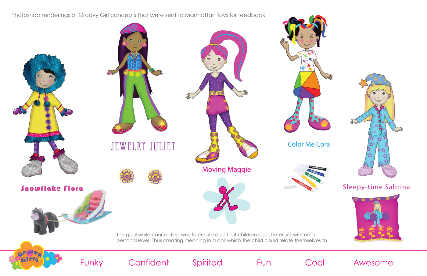 Groovy Girls by Reem Emerson at Coroflot.com