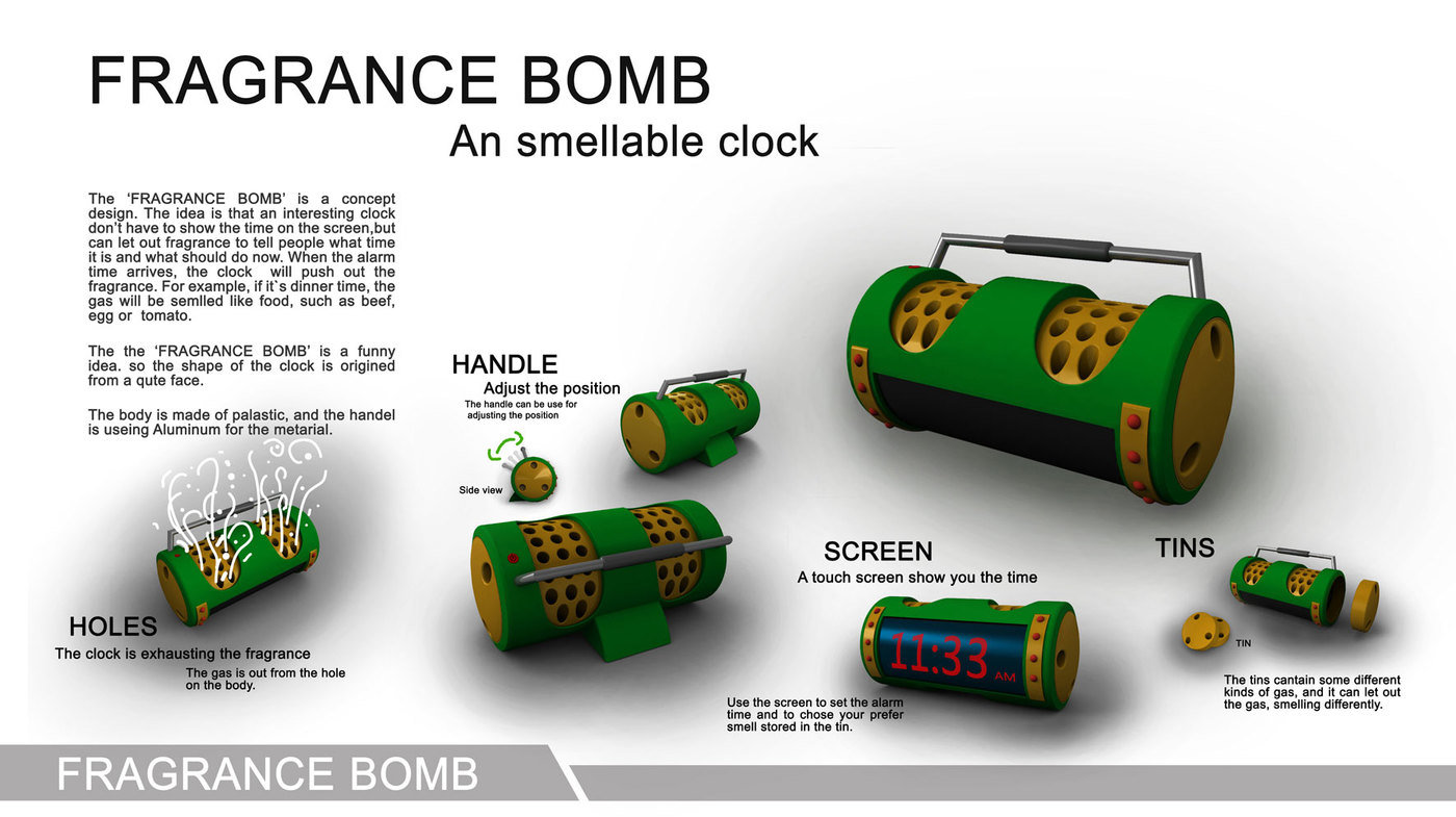 Fragrance Bomb by Peng Cheng at Coroflot.com