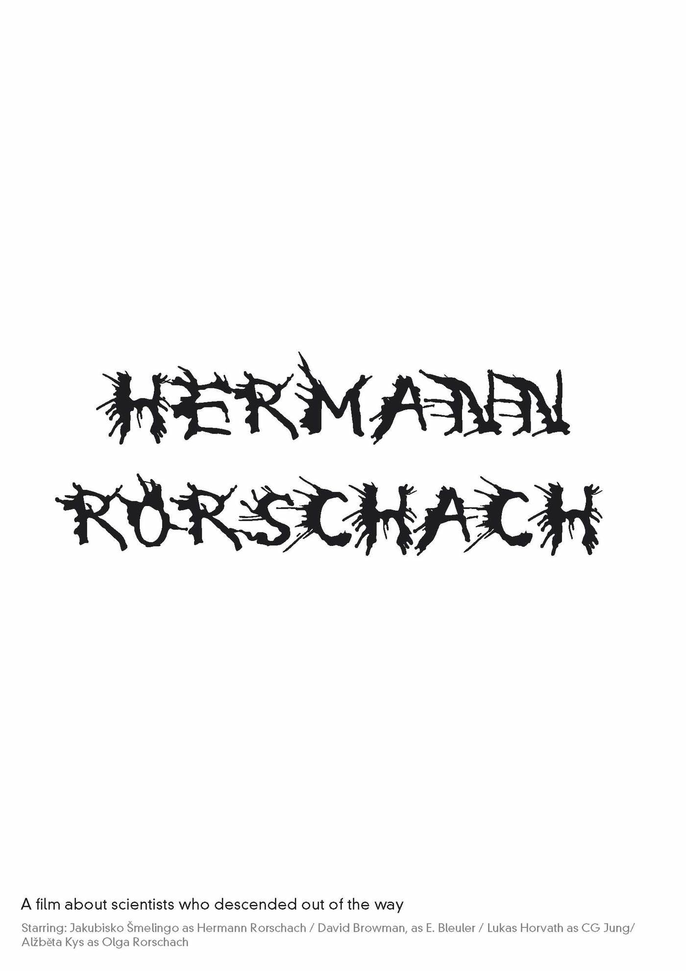 hermann rorschach - font by Jakub Rathouský at Coroflot.com