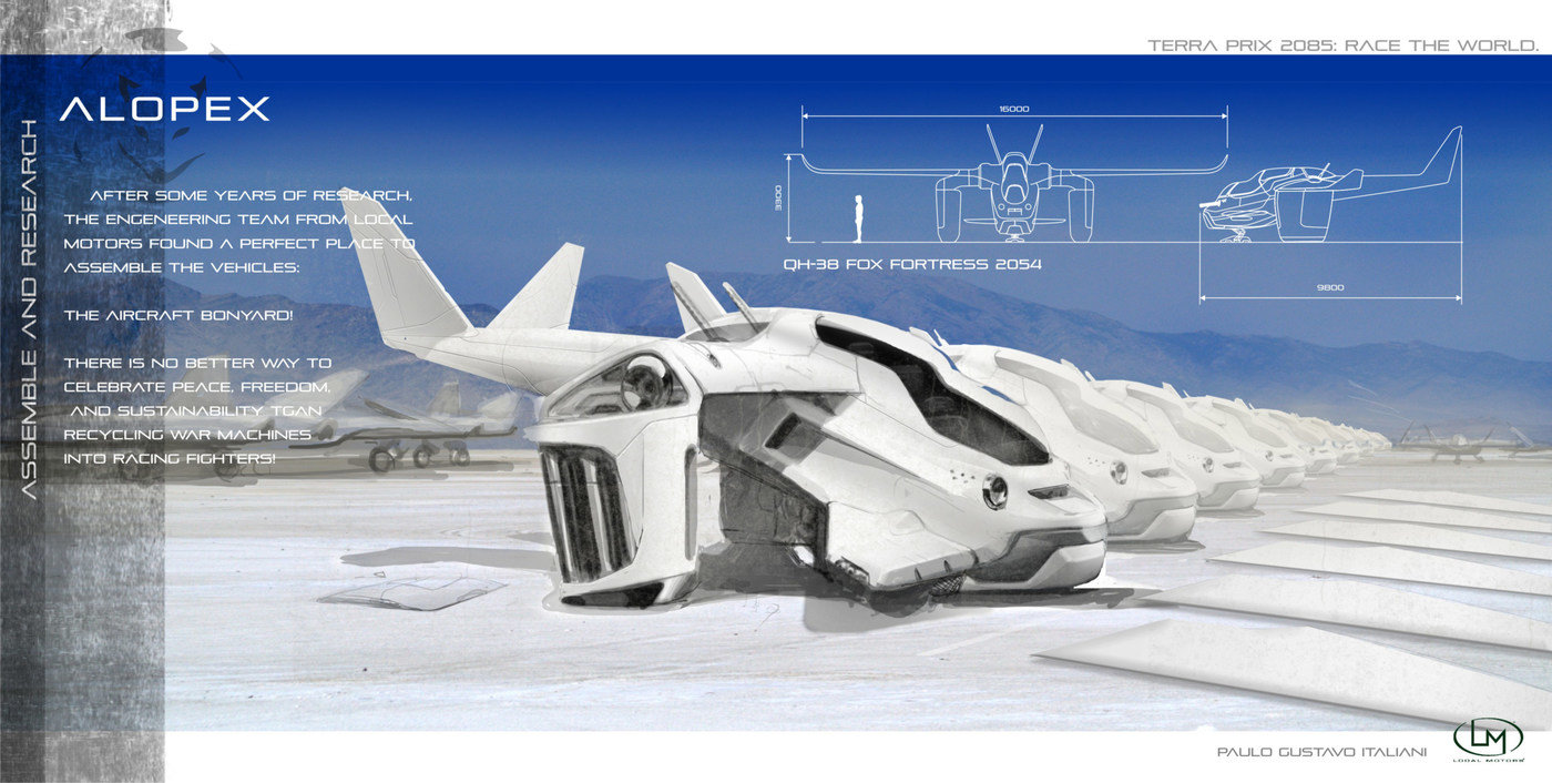 'ALOPEX' Race the World by Paulo Italiani at Coroflot.com