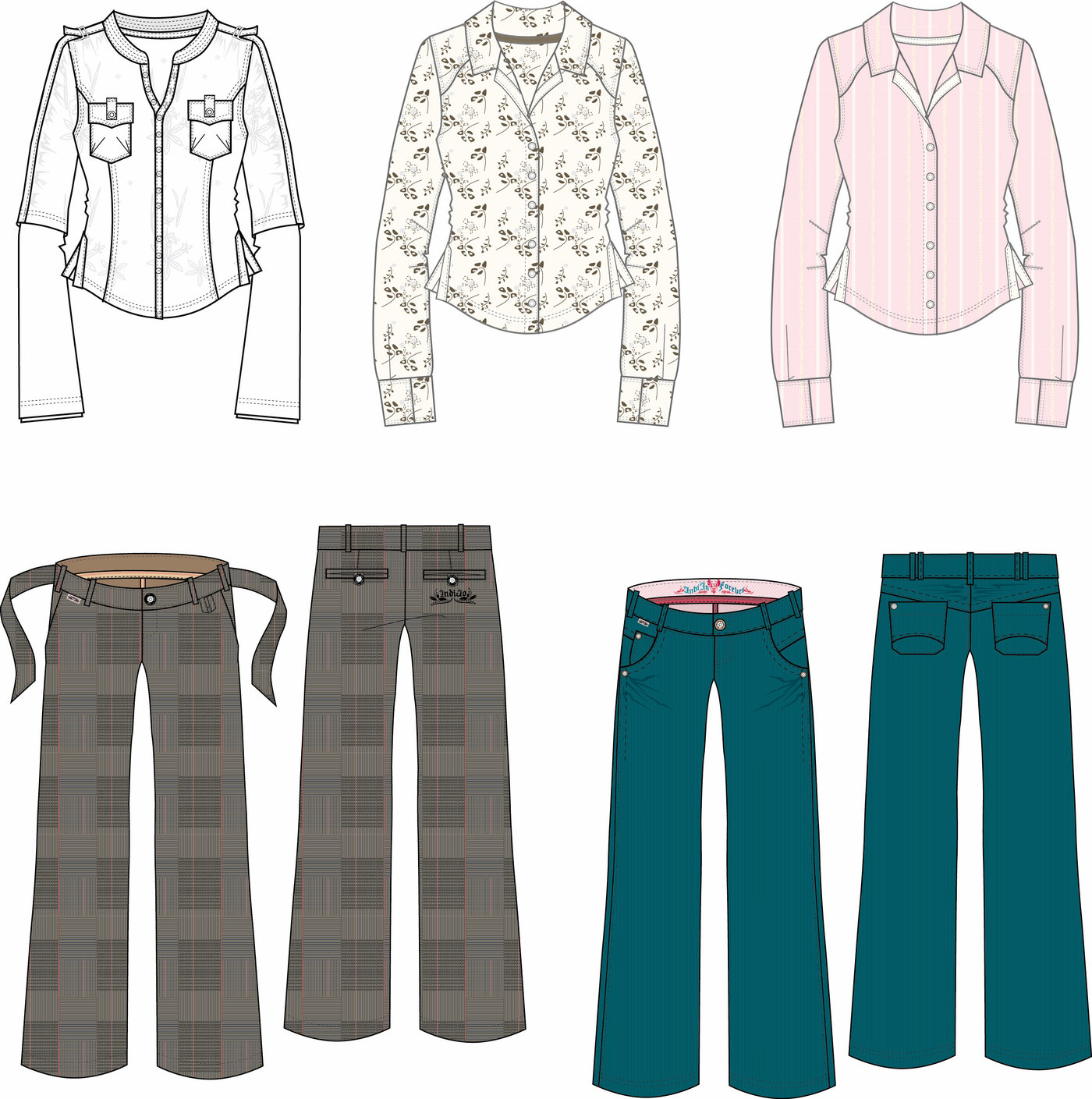 Girlswear Cad Designs by Rosalind Ellis at Coroflot.com