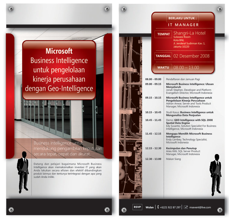Microsoft Server Event Invitation Design by Dian Raviyani T. at ...