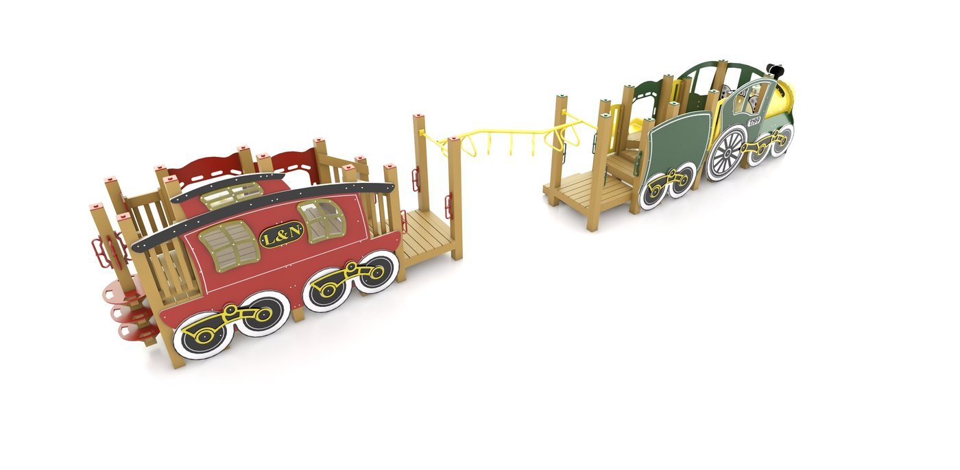 Recycled Steam Train Playground by Nathan Guice at Coroflot.com