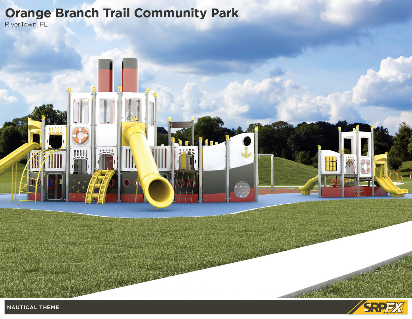 RiverTown - Oceanliner Themed Playground by Nathan Guice at Coroflot.com