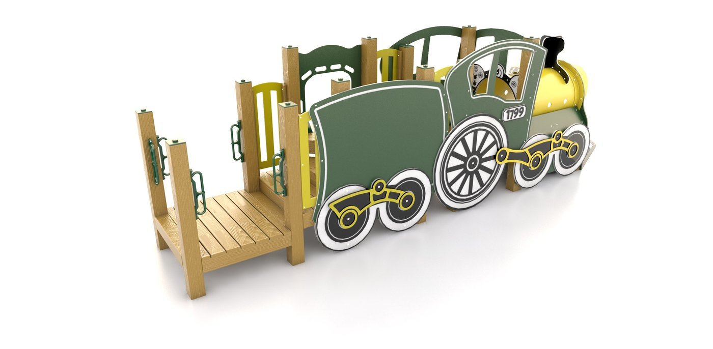 Recycled Steam Train Playground by Nathan Guice at Coroflot.com