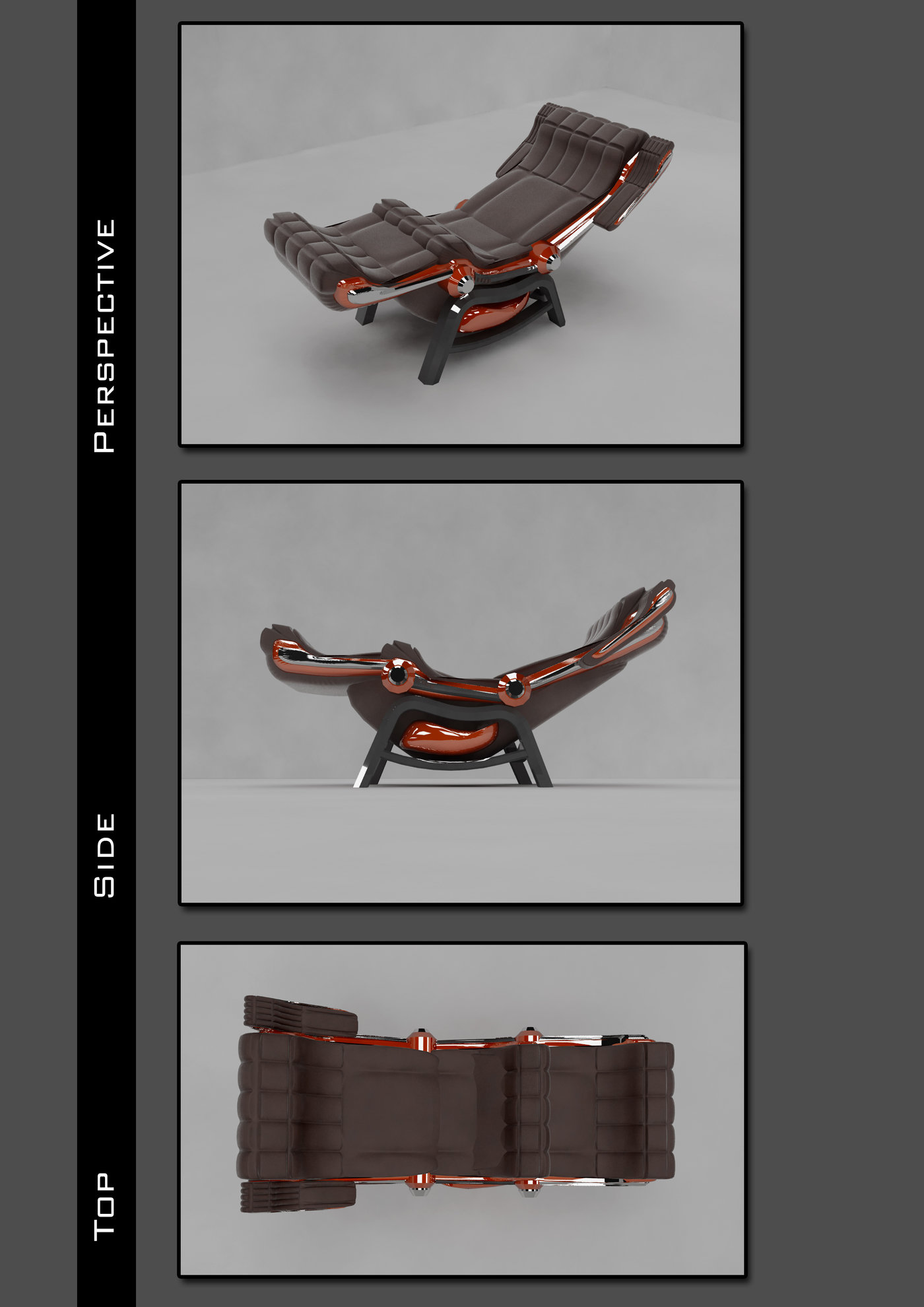 rest chair design in 3ds max by Faizan Arshad at Coroflot.com