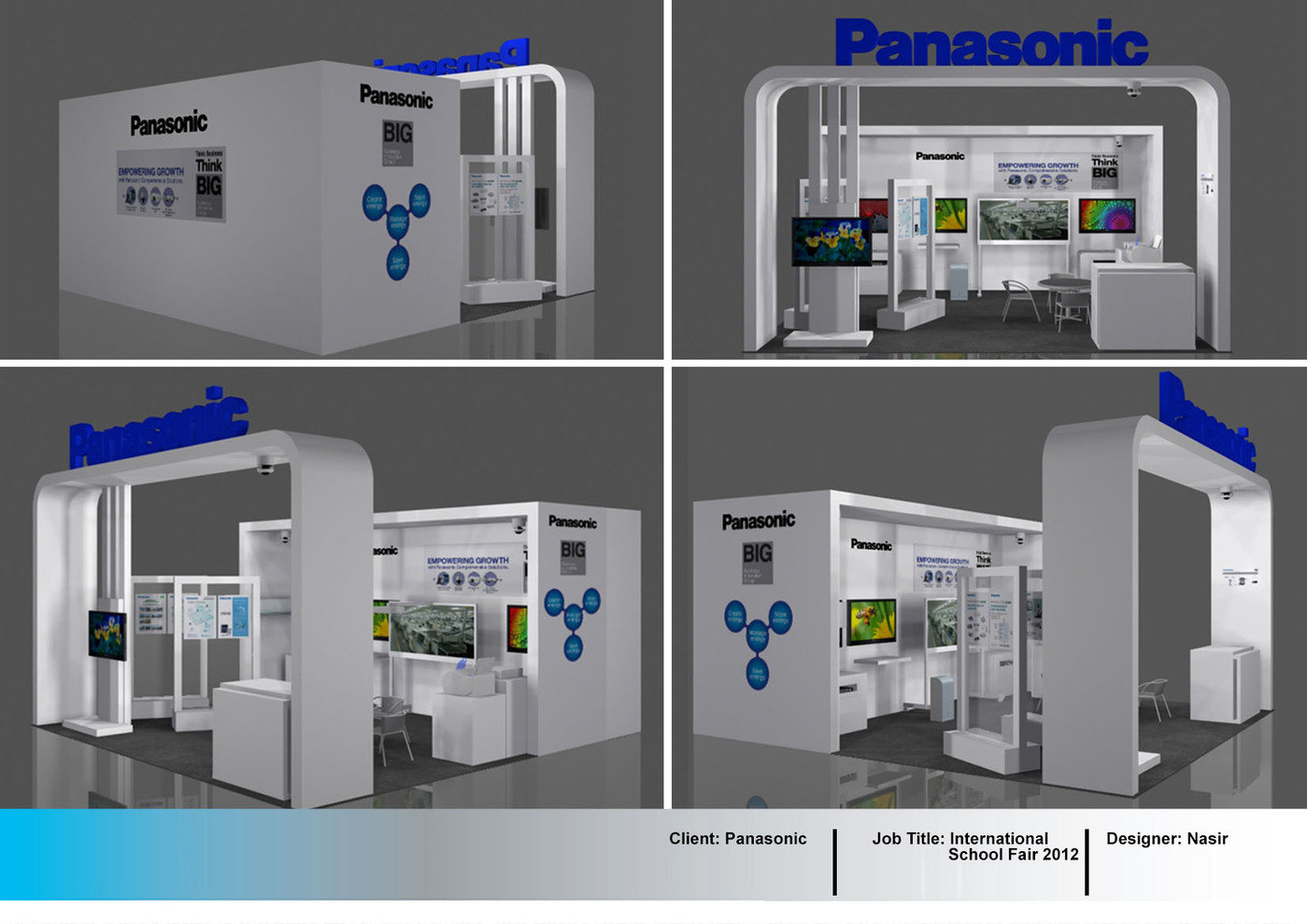 Booth Design by Nasir Uddin at Coroflot.com