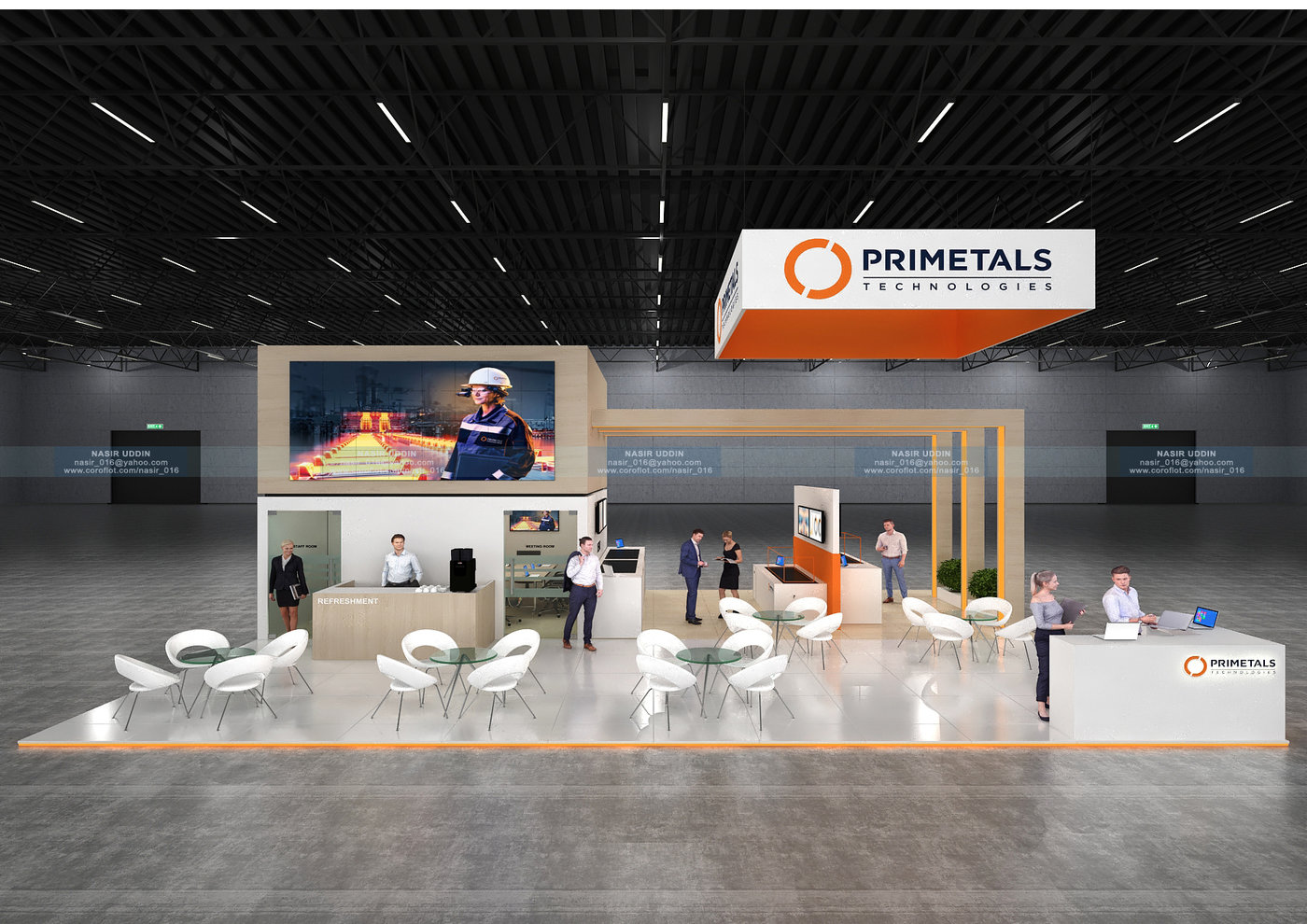 Exhibition Booth 2023 by Nasir Uddin at Coroflot.com